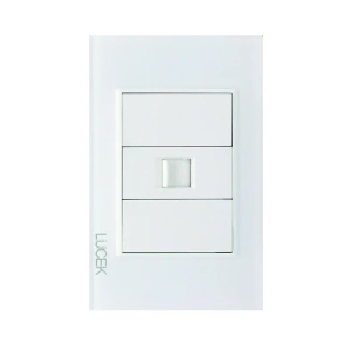 PLACA CON TOMA DE TELÉFONO. CRISTAL BLANCO BLANCO – Capital Electrica